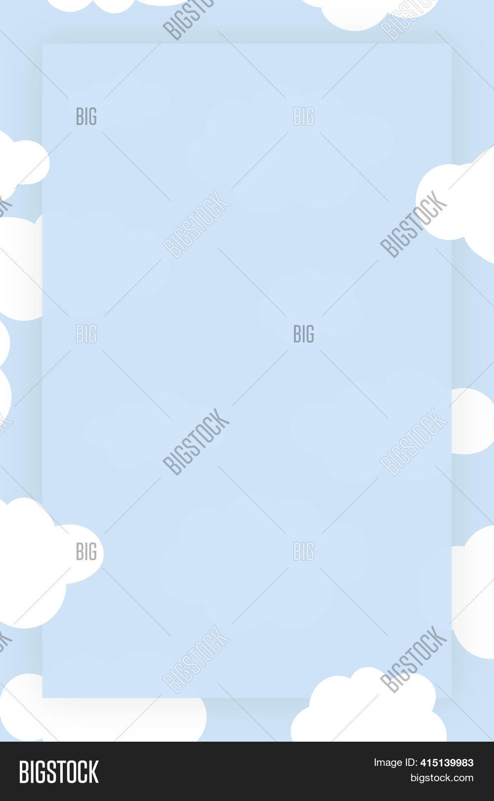 Cloudy Sky Frame Cute Image & Photo (Free Trial) | Bigstock