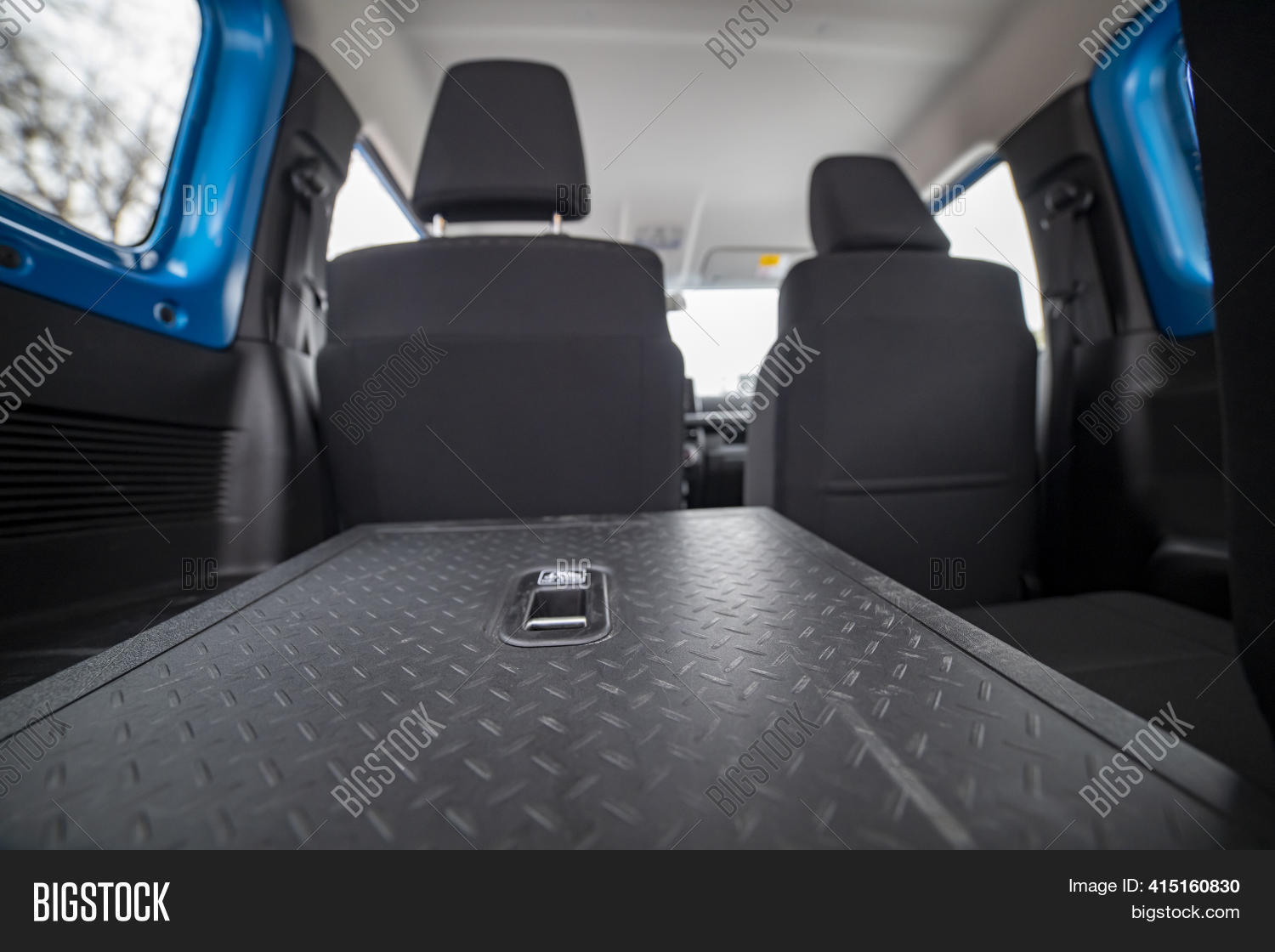 Folded Rear Seats Car Image & Photo (Free Trial) | Bigstock