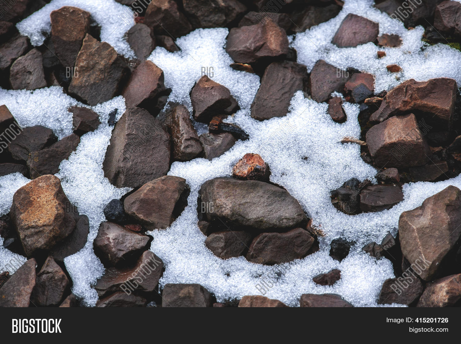 Background Snow Stones Image & Photo (Free Trial) | Bigstock