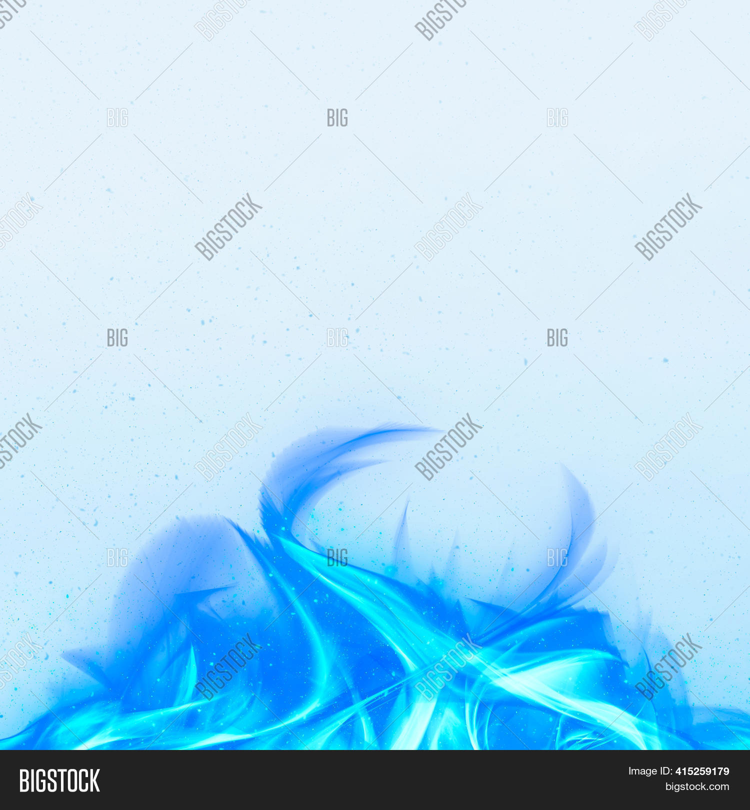 3D Blue Fire Flame Image & Photo (Free Trial) | Bigstock