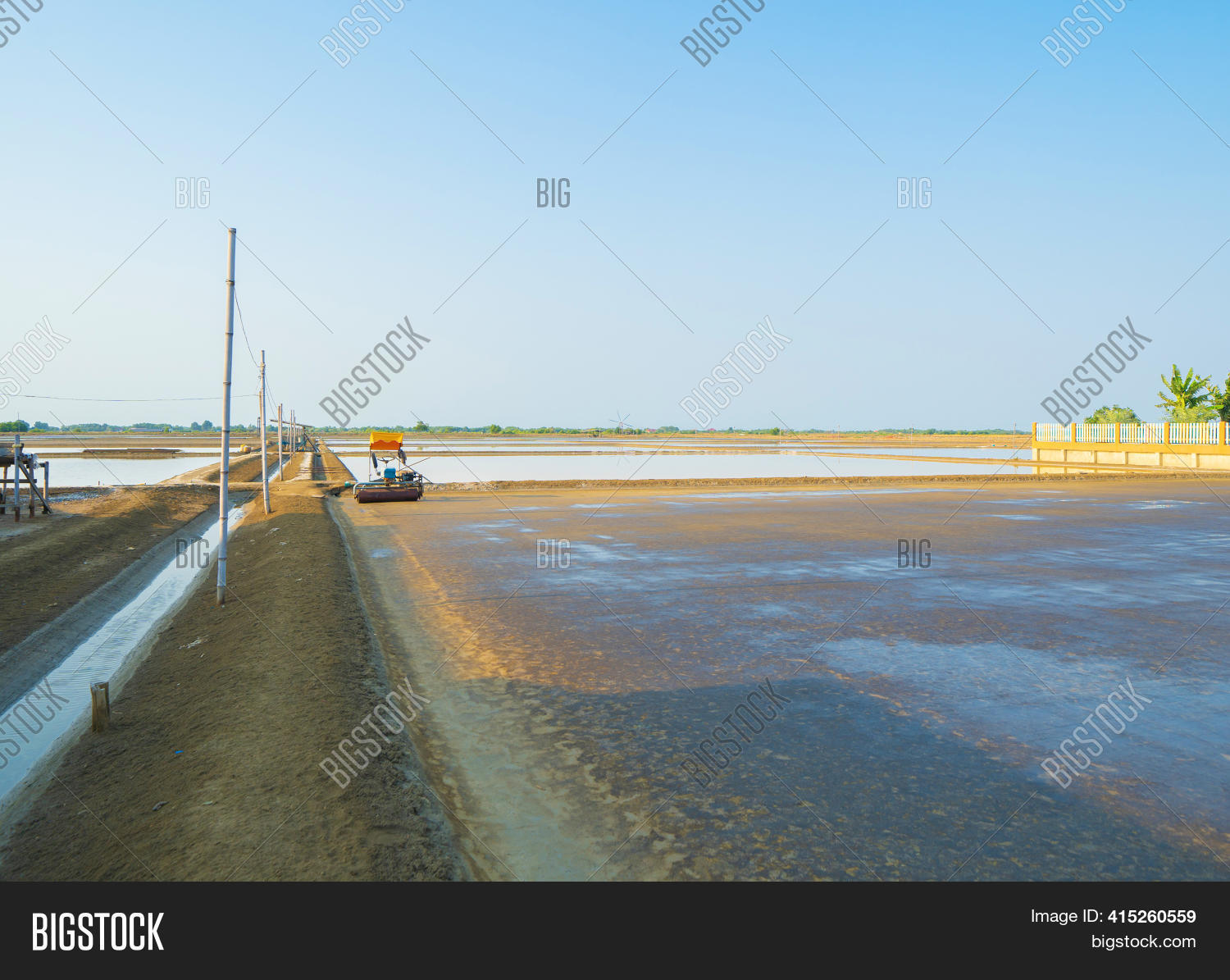 Natural Sea Salt Ponds Image & Photo (Free Trial) | Bigstock