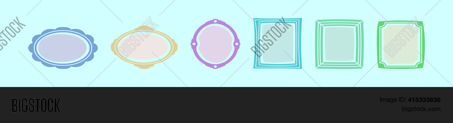 Set Frame Cartoon Vector & Photo (Free Trial) | Bigstock