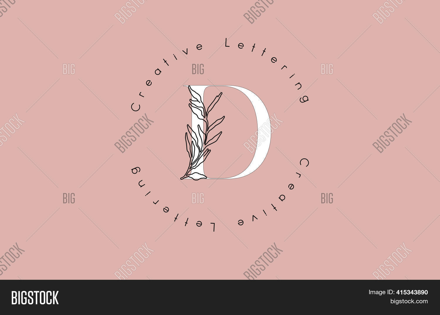 White Letter D Logo Vector & Photo (Free Trial) | Bigstock