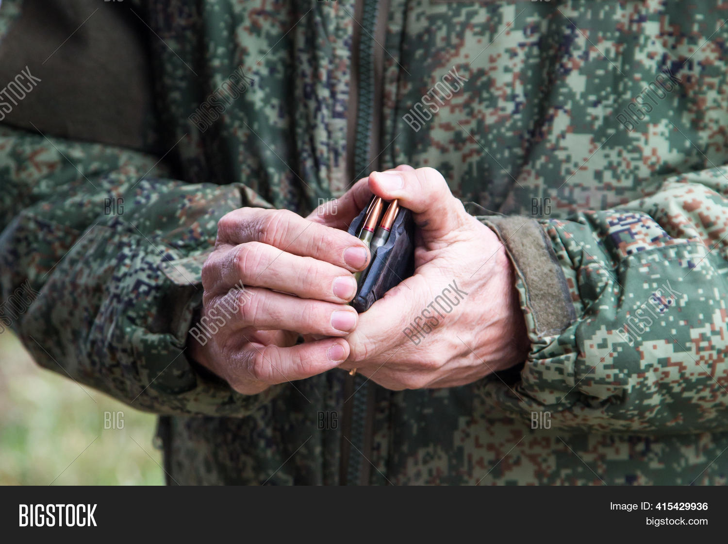 Soldier Hands Load Image & Photo (Free Trial) | Bigstock