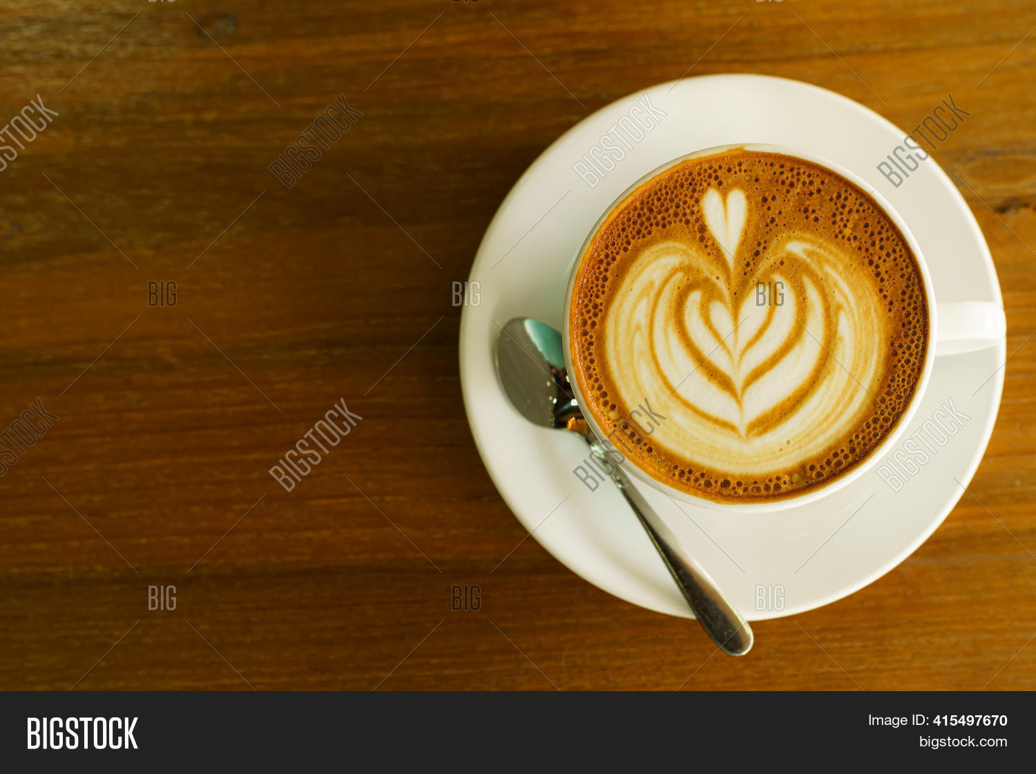 Hot Coffee Latte Latte Image & Photo (Free Trial) | Bigstock
