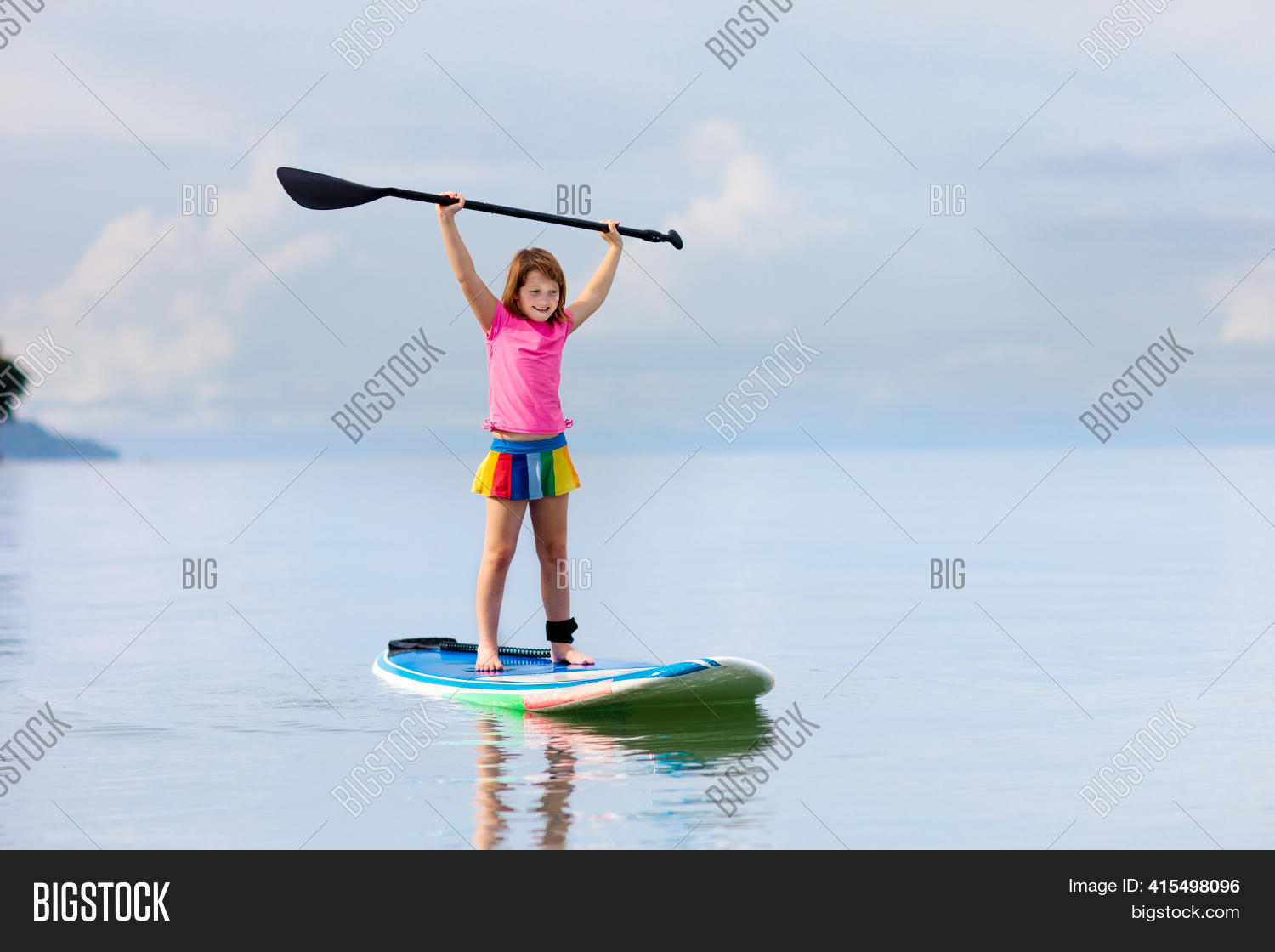 Child On Stand Paddle Image & Photo (Free Trial) | Bigstock