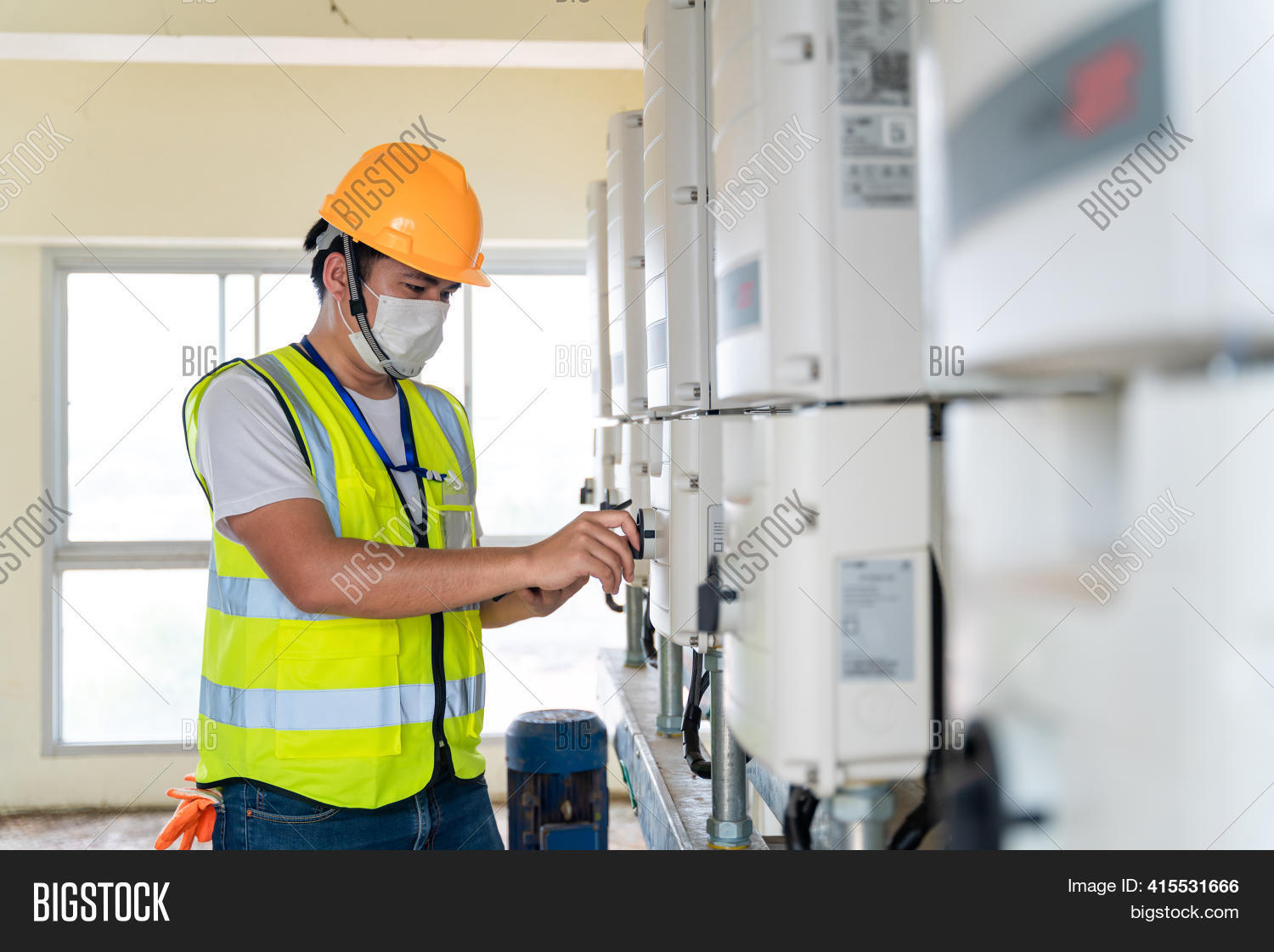 Technician Checking Image & Photo (Free Trial) | Bigstock