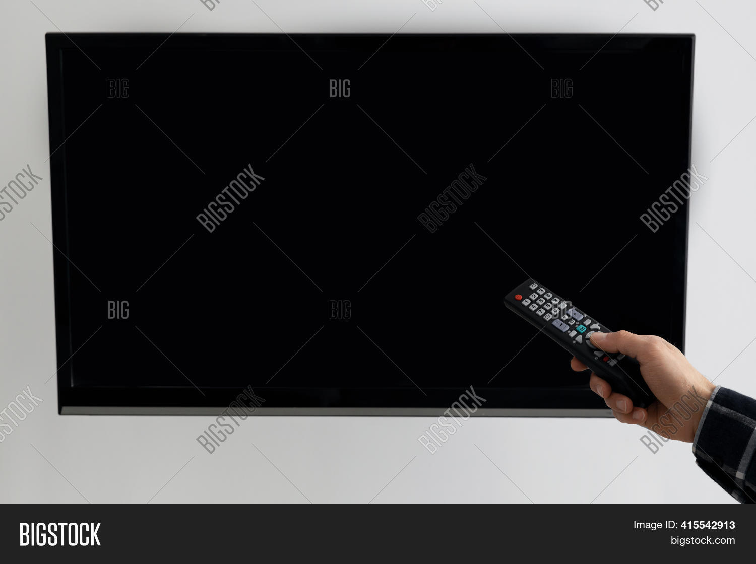 Hand Pointing Remote Image & Photo (Free Trial) | Bigstock