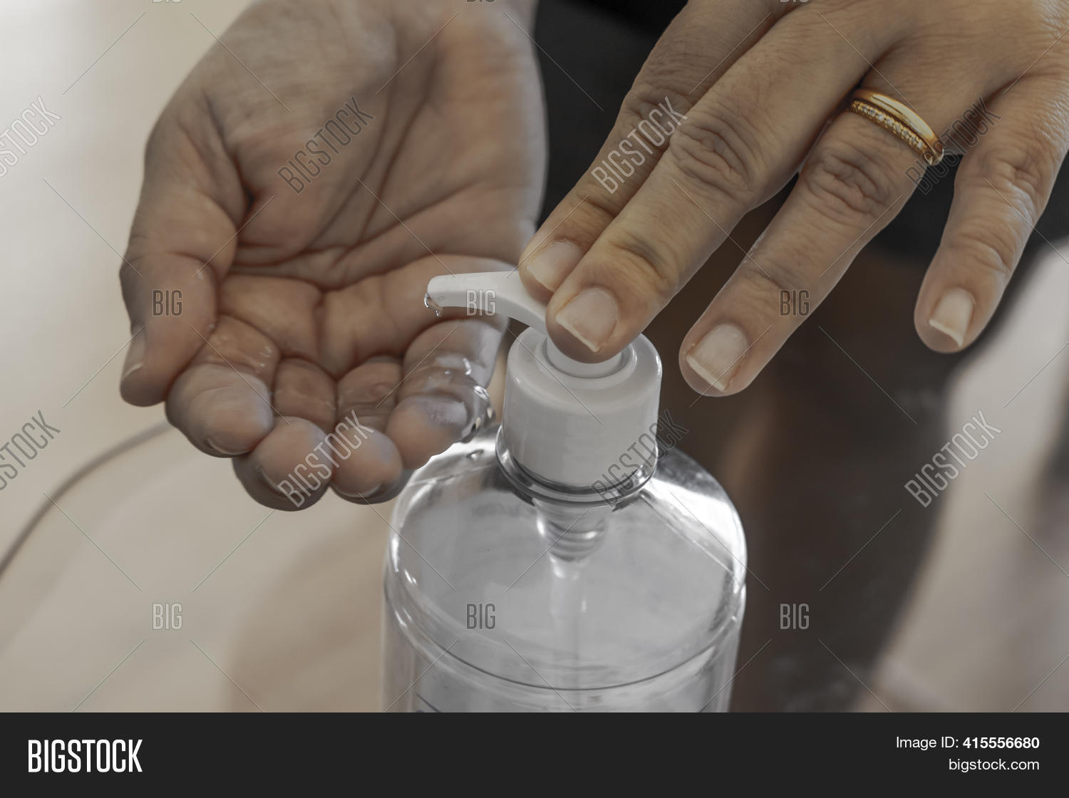 Hand Sanitizer Woman Image & Photo (Free Trial) | Bigstock