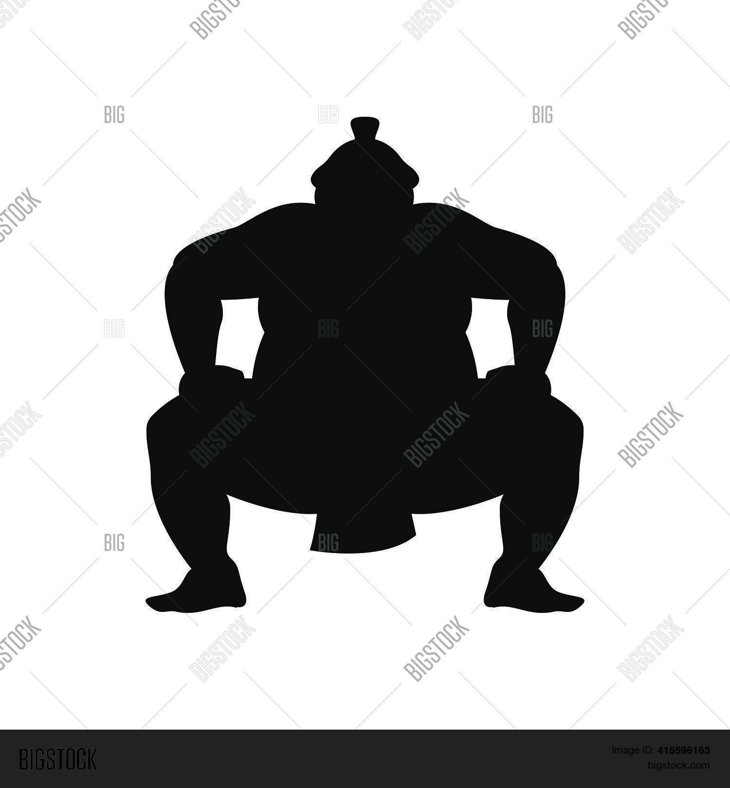 Vector Sumo Wrestler Vector & Photo (Free Trial) | Bigstock