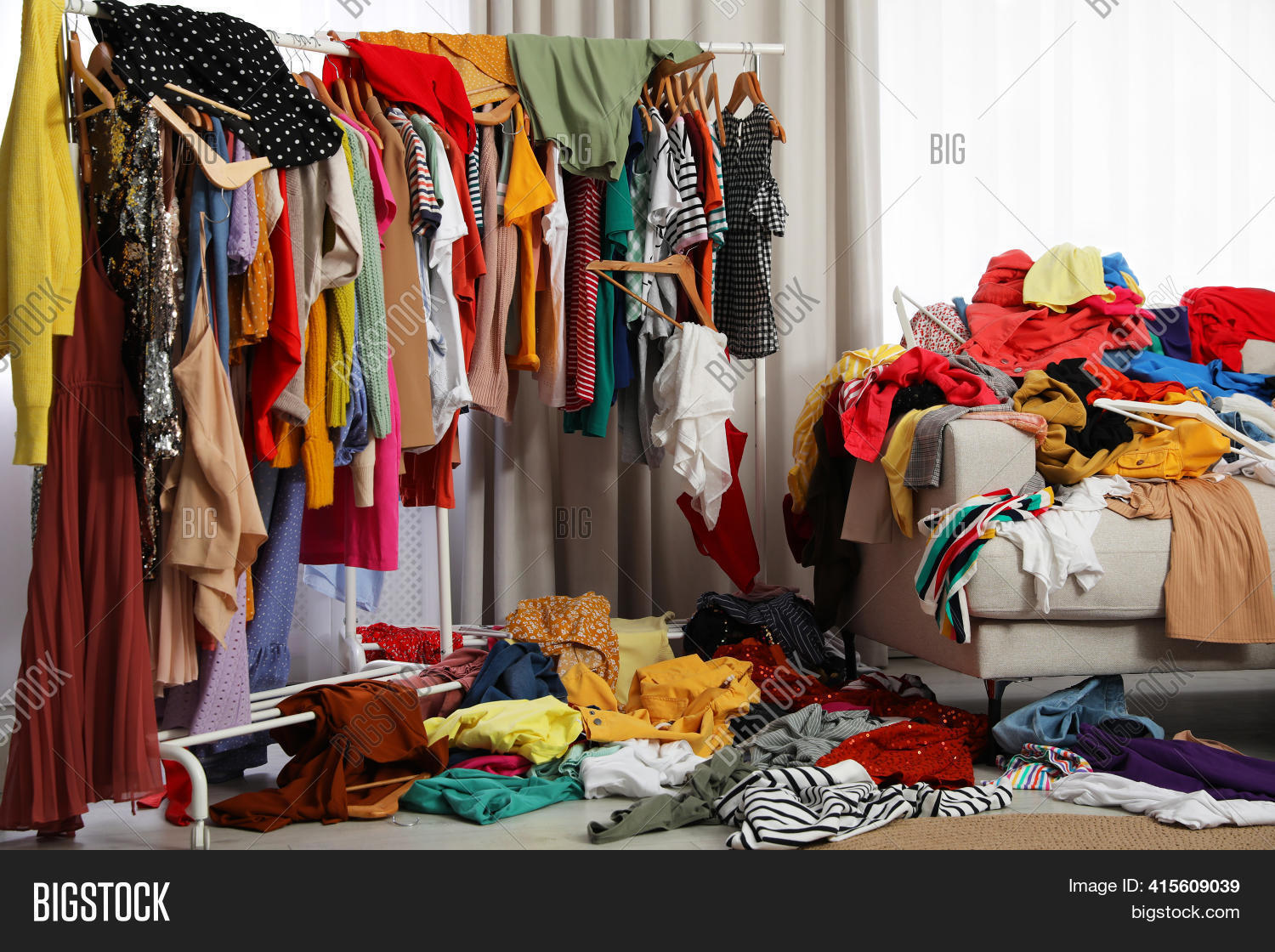 Mess Clothes All Over Image & Photo (Free Trial) | Bigstock