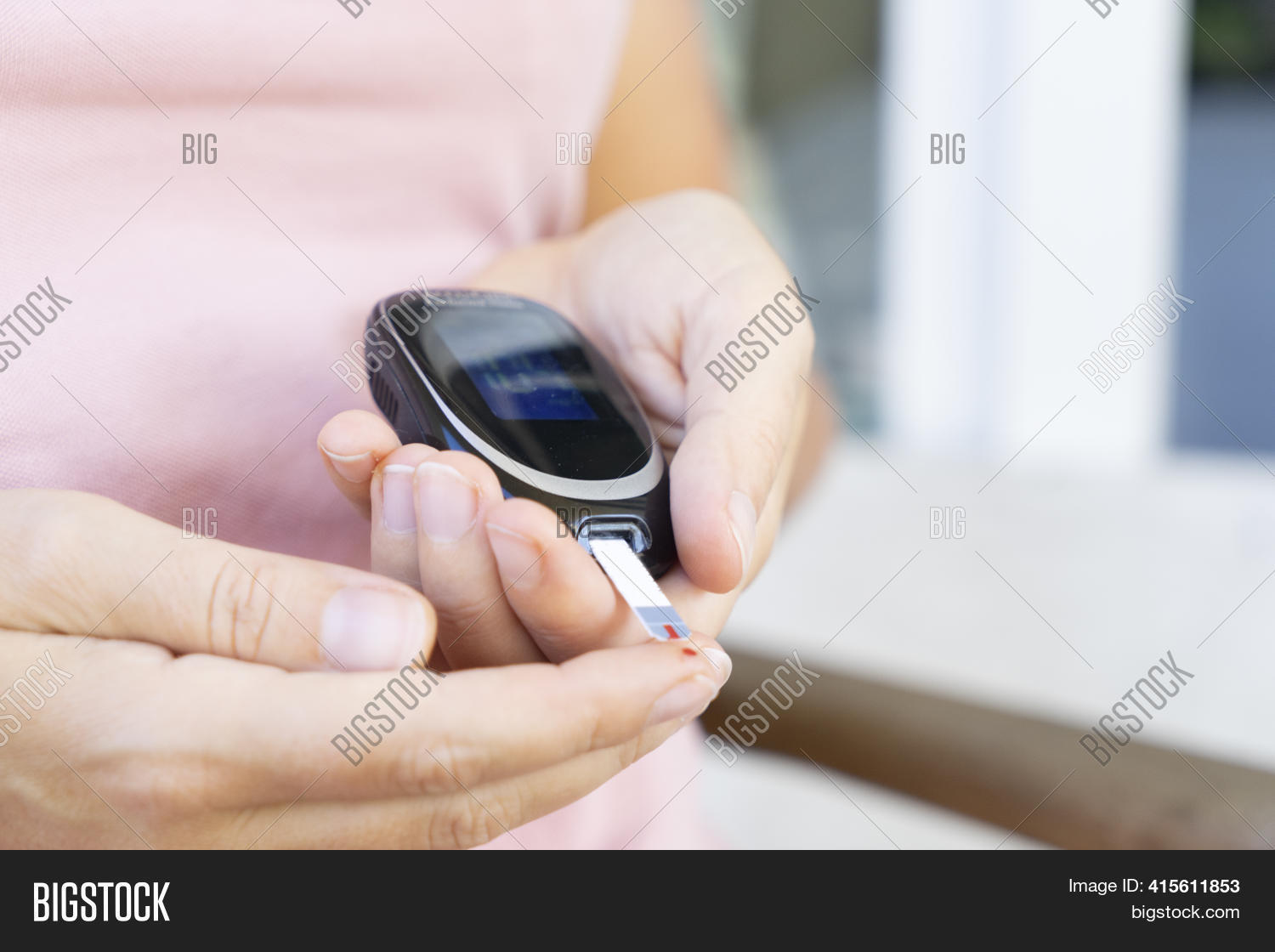 Measuring Blood Sugar Image & Photo (Free Trial) | Bigstock