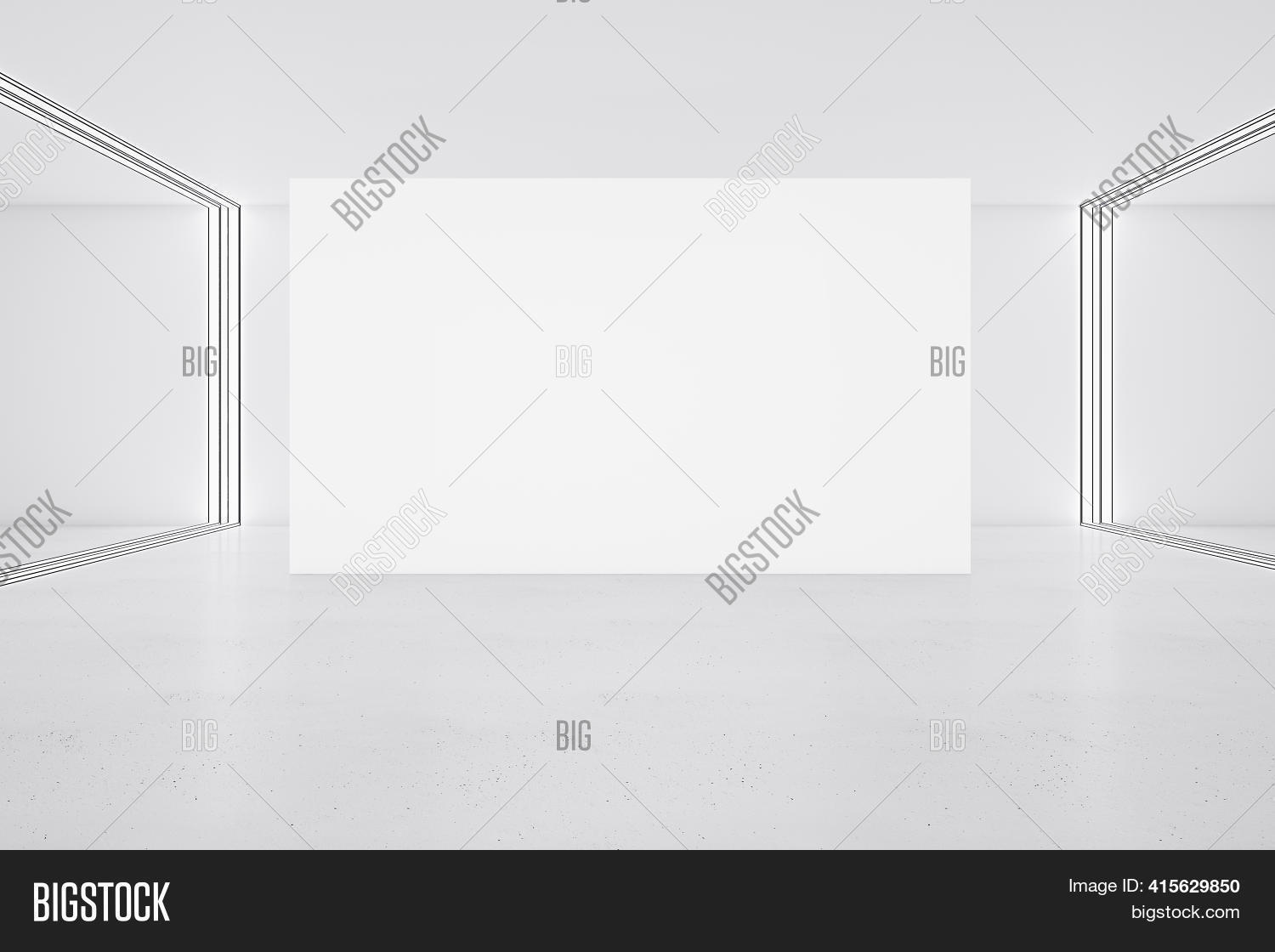 White Big Poster On Image & Photo (Free Trial) | Bigstock