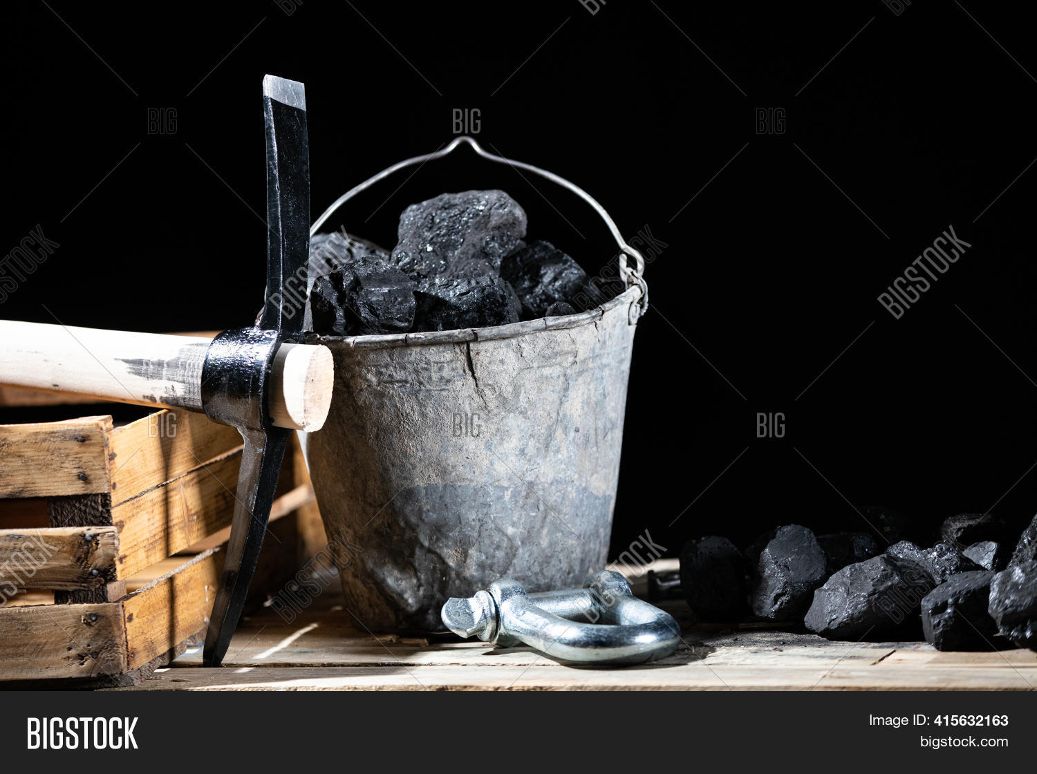 Large Pickaxe Wooden Image & Photo (Free Trial) | Bigstock