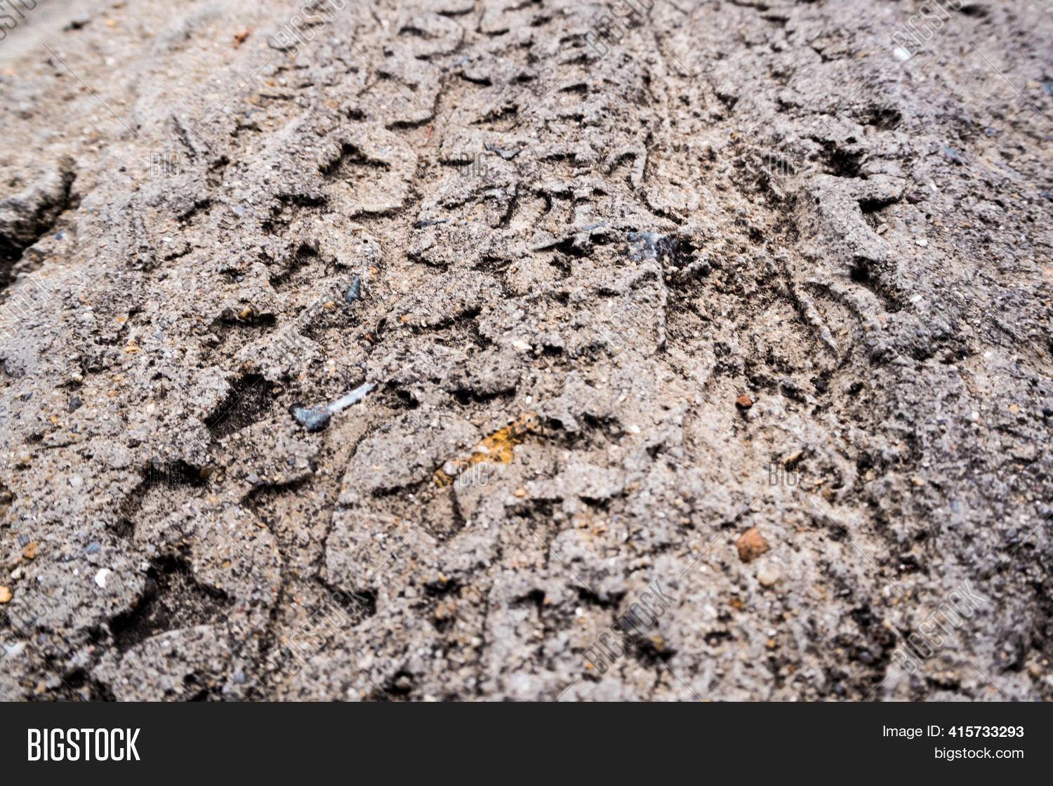 Old Concrete Pavement Image & Photo (Free Trial) | Bigstock
