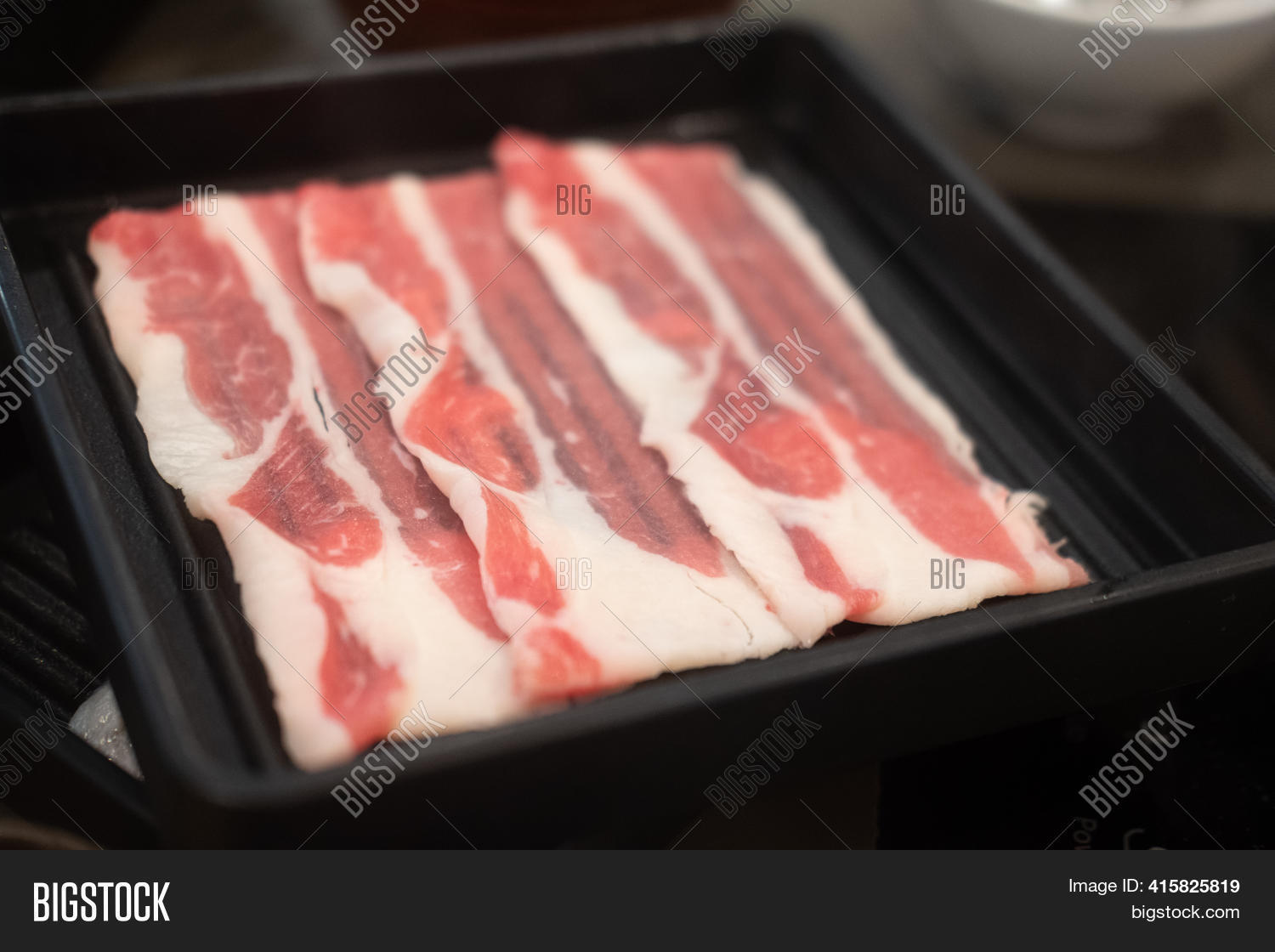 Plate Thin Sliced Beef Image & Photo (Free Trial) | Bigstock