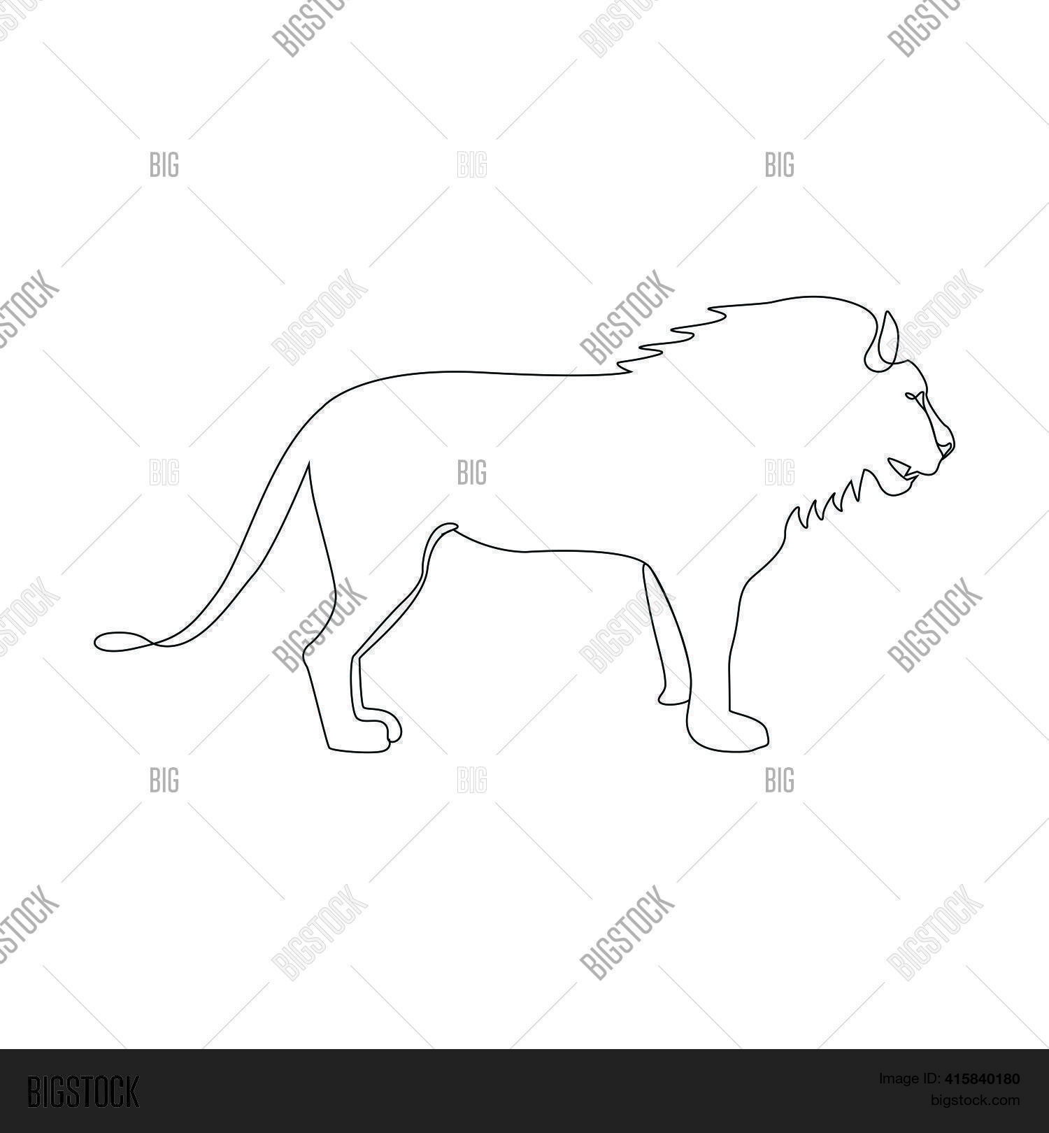 Minimalistic One Line Vector & Photo (Free Trial) | Bigstock