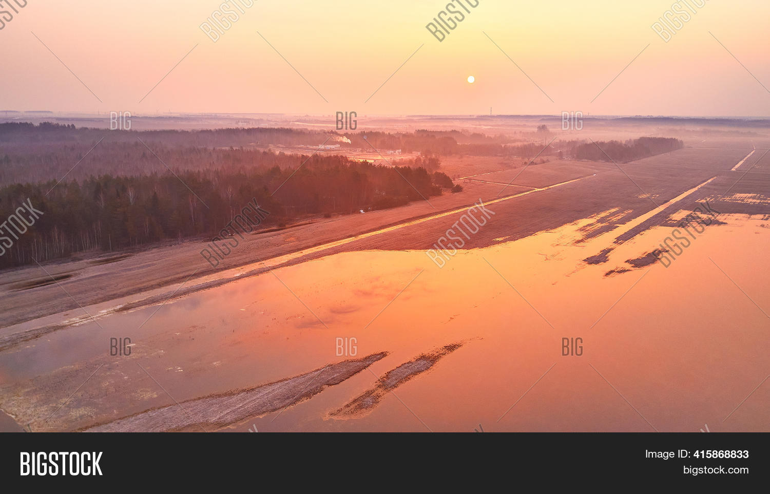 Sunrise Spring Melting Image & Photo (Free Trial) | Bigstock