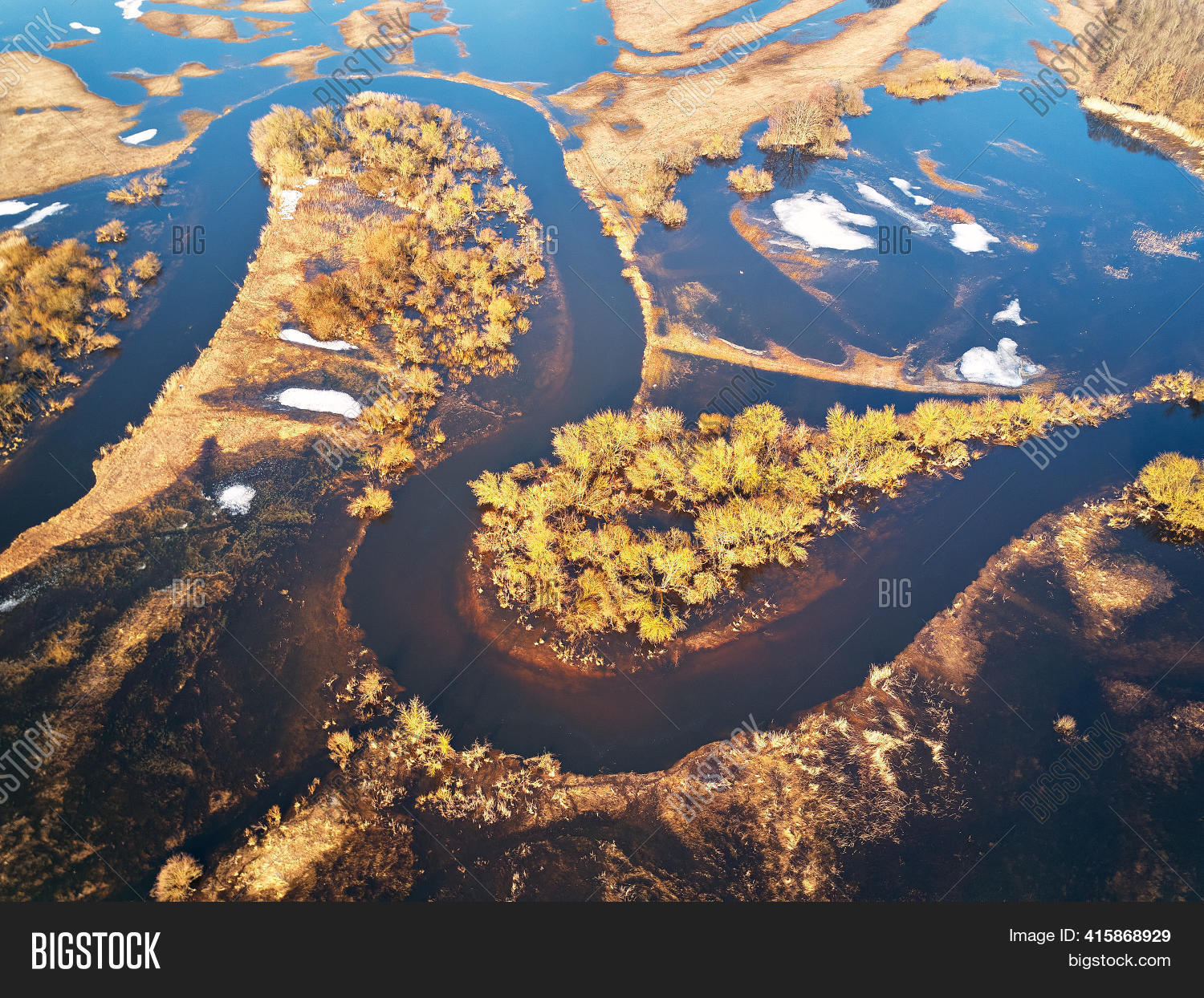 Spring Melting River Image & Photo (Free Trial) | Bigstock