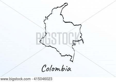 Hand Draw Map Vector & Photo (Free Trial) | Bigstock