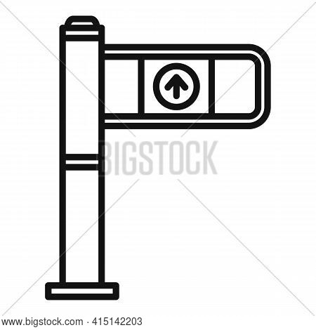Gate Turnstile Icon. Vector & Photo (Free Trial) | Bigstock