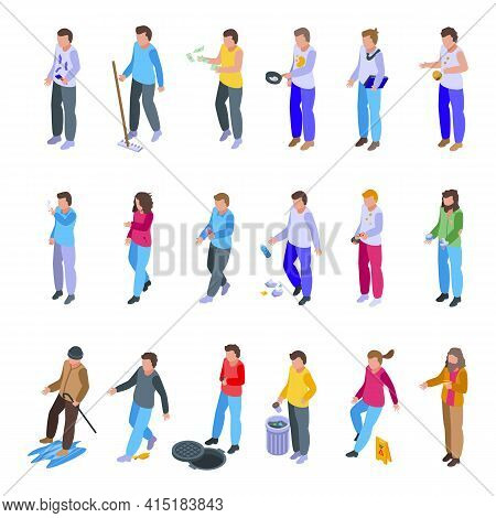 Careless Person Icons Vector & Photo (Free Trial) | Bigstock