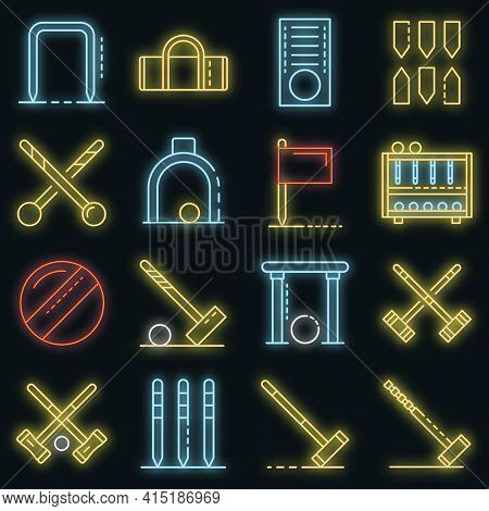 Croquet Icons Set. Vector & Photo (Free Trial) | Bigstock