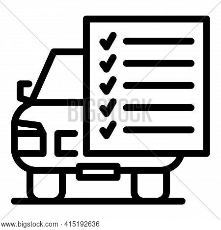 Car Checklist Icon. Vector & Photo (Free Trial) | Bigstock