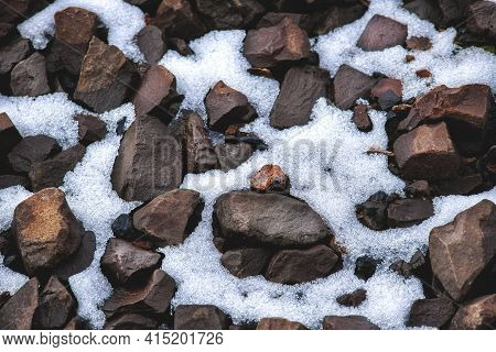 Background Snow Stones Image & Photo (Free Trial) | Bigstock
