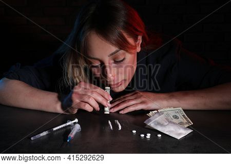 Drug Addicted Woman Image & Photo (Free Trial) | Bigstock