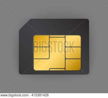 Vector Real Sim Card Vector & Photo (Free Trial) | Bigstock