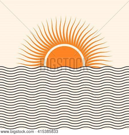 Abstract Sunset. Vector & Photo (Free Trial) | Bigstock