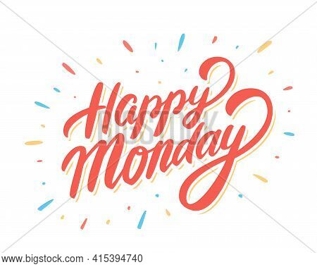 Happy Monday. Vector Vector & Photo (Free Trial) | Bigstock