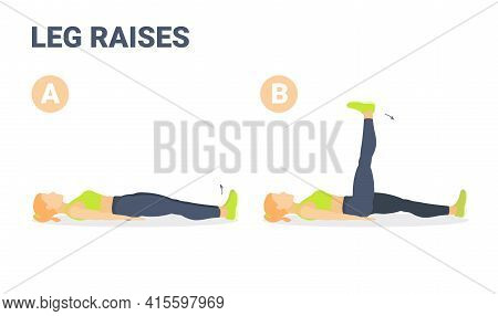 Lying Leg Raises Vector & Photo (Free Trial) | Bigstock