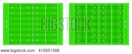 Rugby Field Markings Vector & Photo (Free Trial) | Bigstock