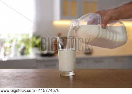 Man Pouring Milk Image & Photo (Free Trial) | Bigstock