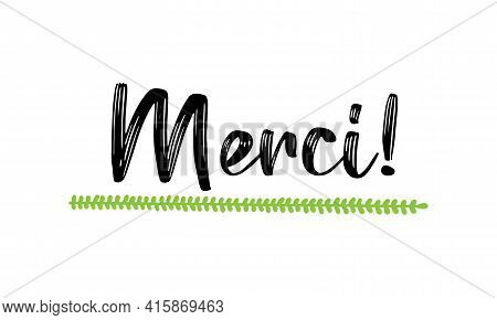 Hand Sketched Merci Vector & Photo (Free Trial) | Bigstock