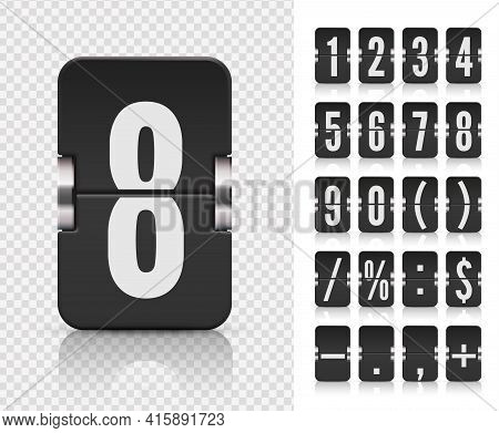 Flip Number Symbol Vector & Photo (Free Trial) | Bigstock
