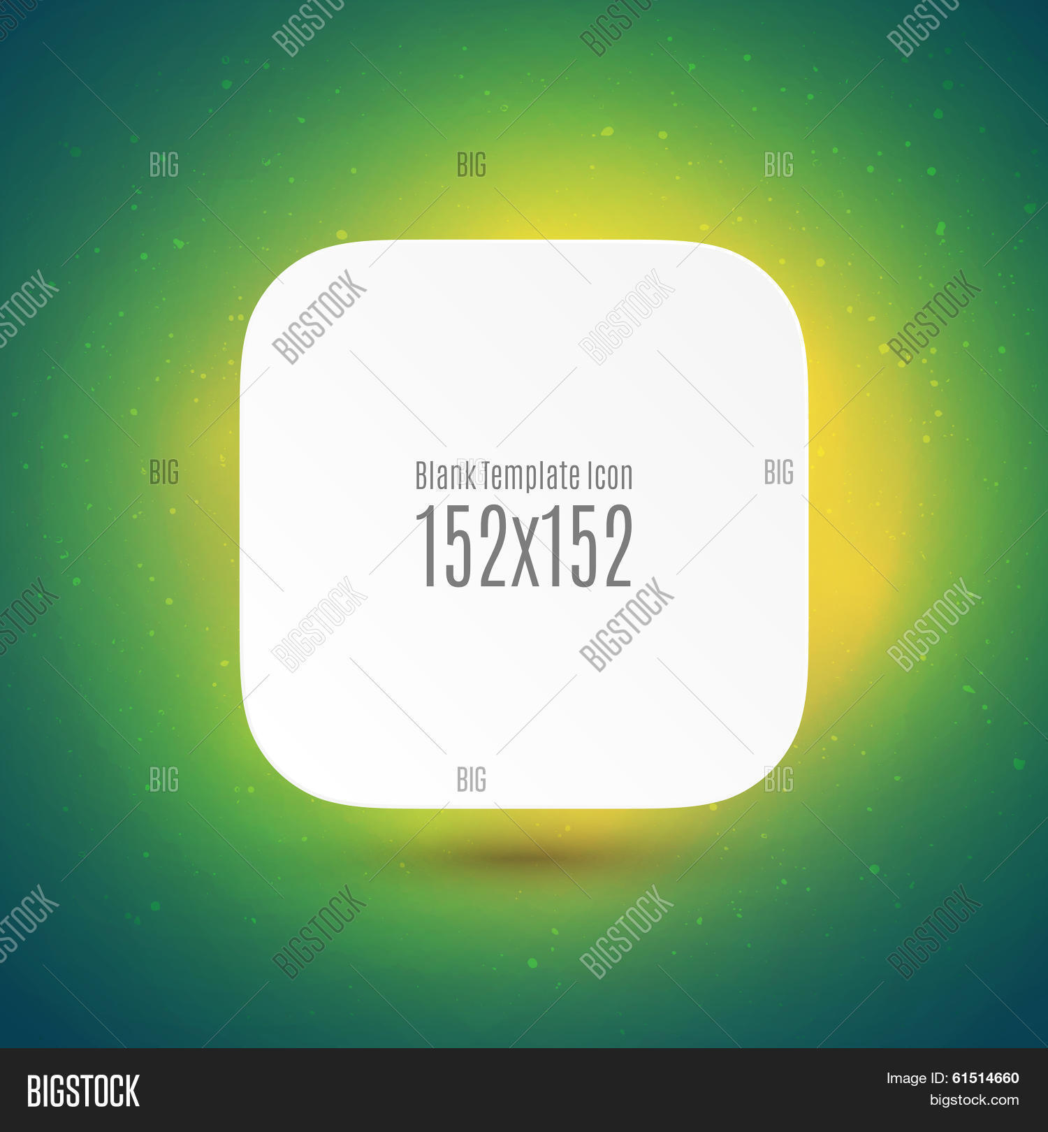 Blank Template Icon Vector & Photo (Free Trial) | Bigstock