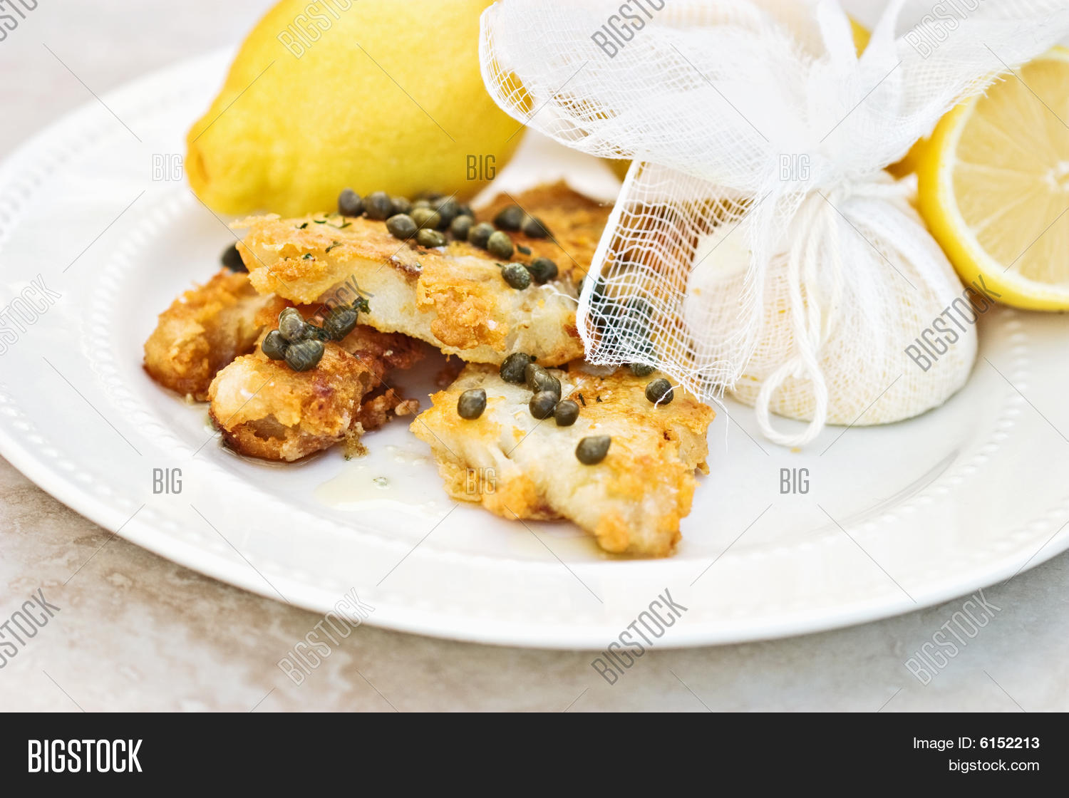 Fish Served Lemons Image & Photo (Free Trial) | Bigstock