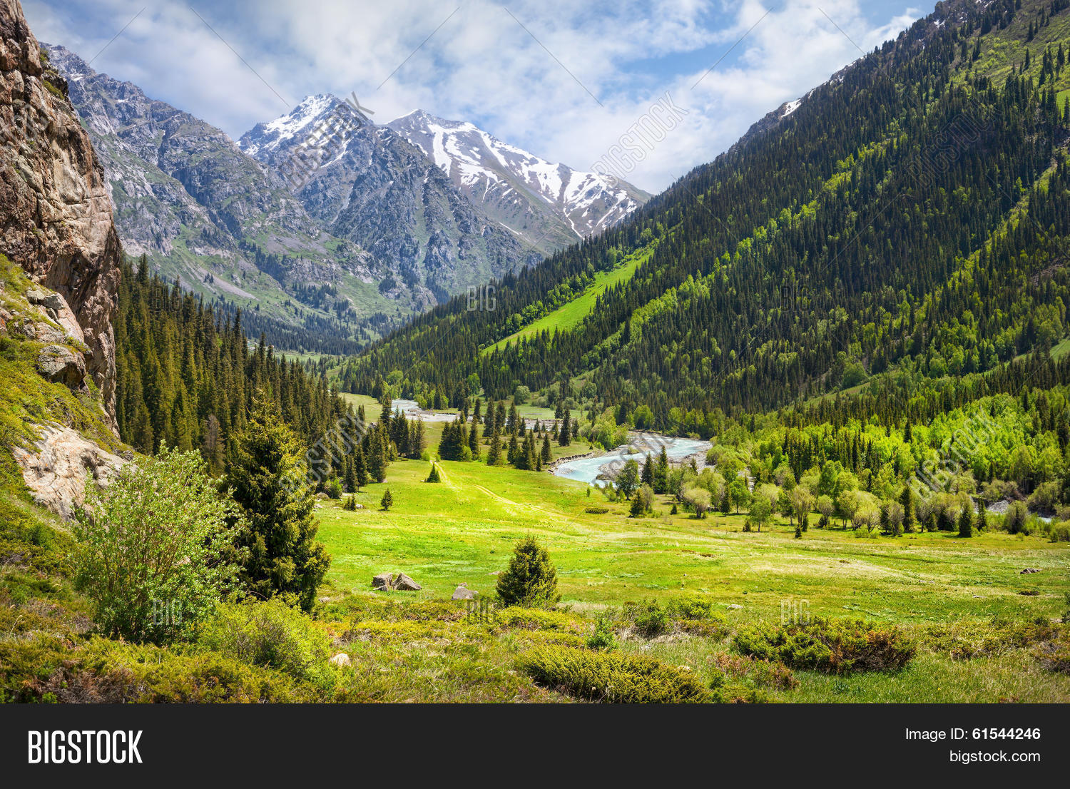Mountain Valley Image & Photo (Free Trial) | Bigstock
