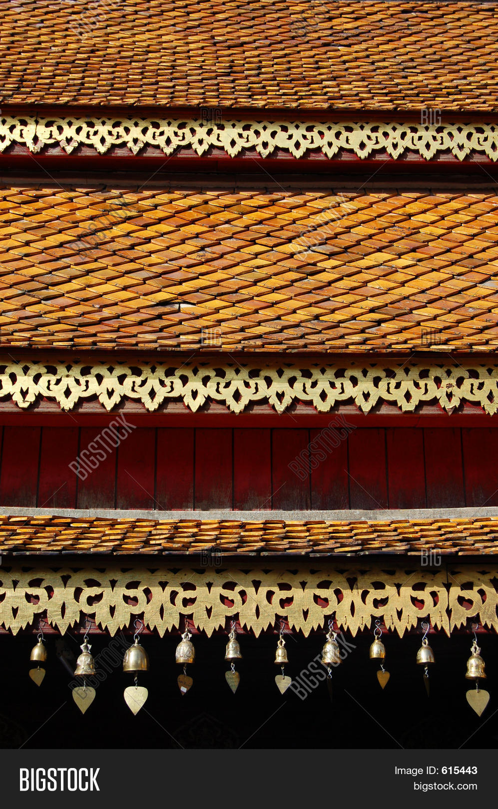 Temple Roof Detail Image & Photo (Free Trial) | Bigstock
