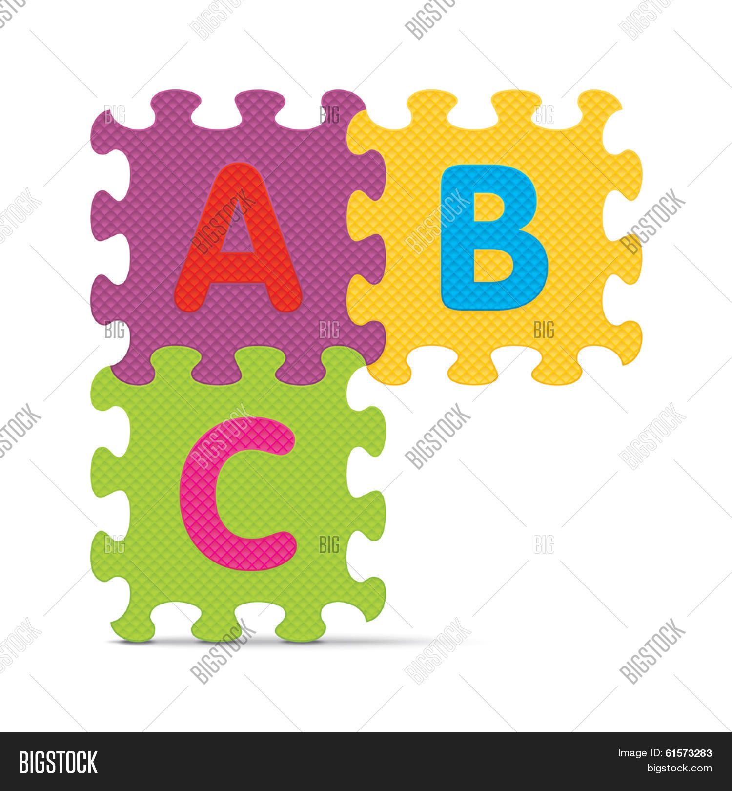 "ABC" Written Vector & Photo (Free Trial) | Bigstock