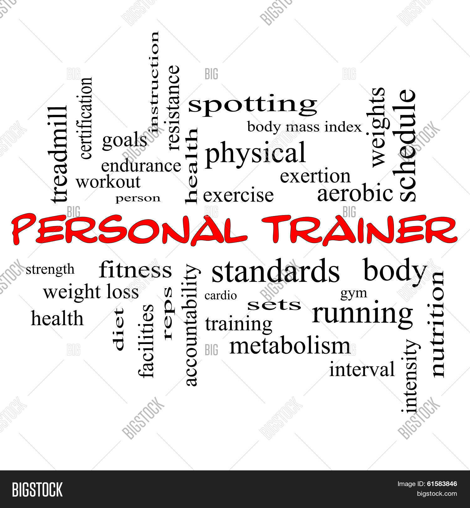 Personal Trainer Word Image & Photo (Free Trial) | Bigstock