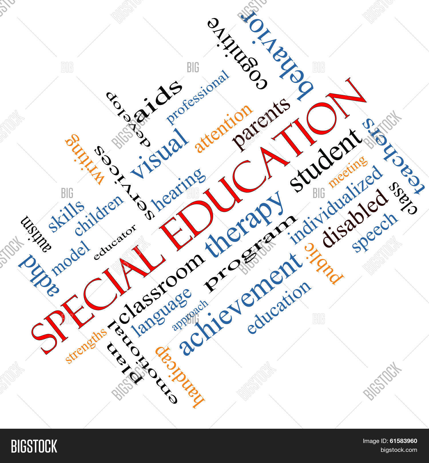 Special Education Word Image & Photo (Free Trial) | Bigstock