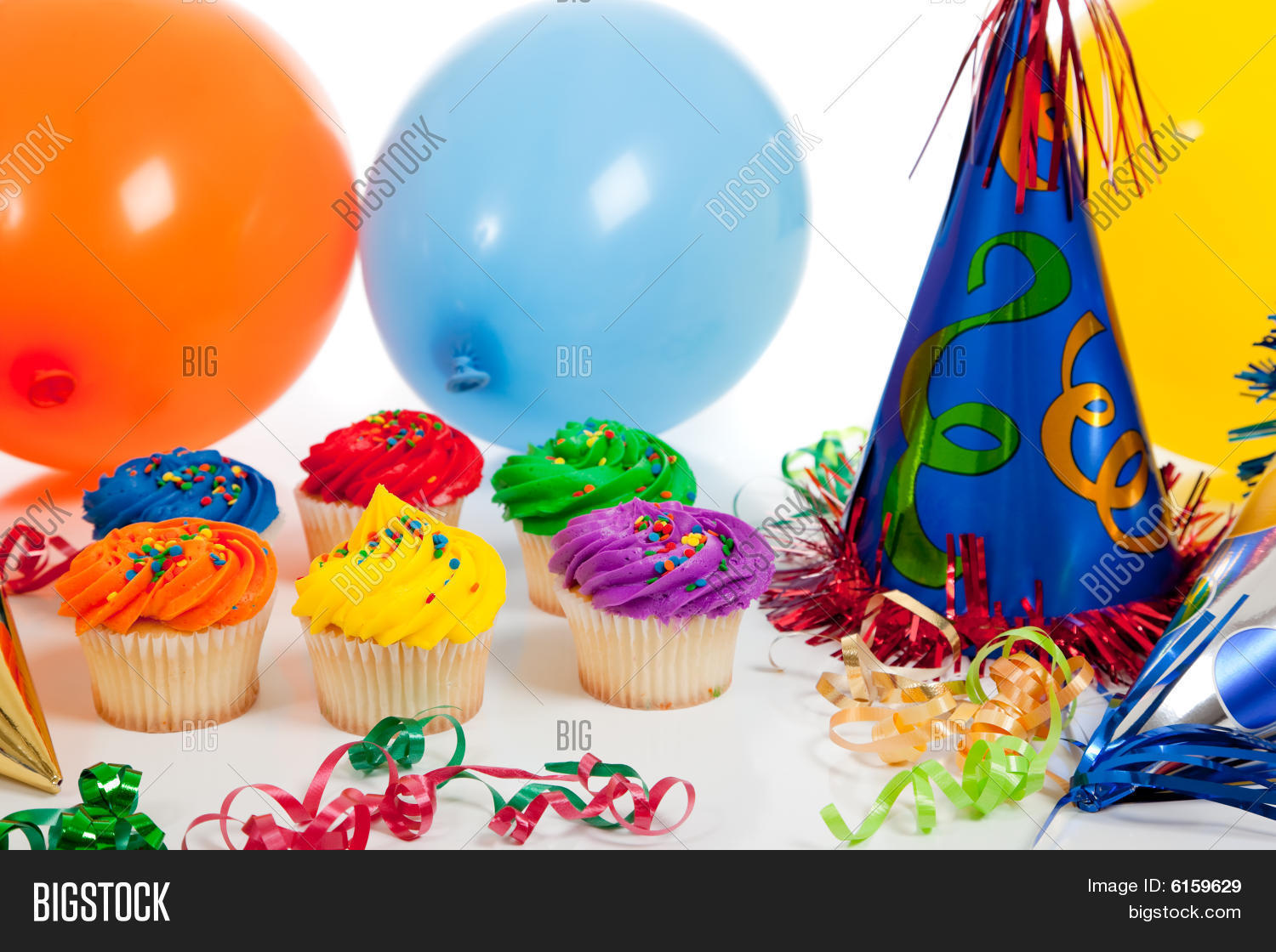 Multi-colored Cupcakes Image & Photo (Free Trial) | Bigstock