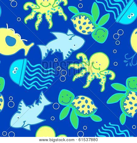 Baby Sea Creatures Vector & Photo (Free Trial) | Bigstock