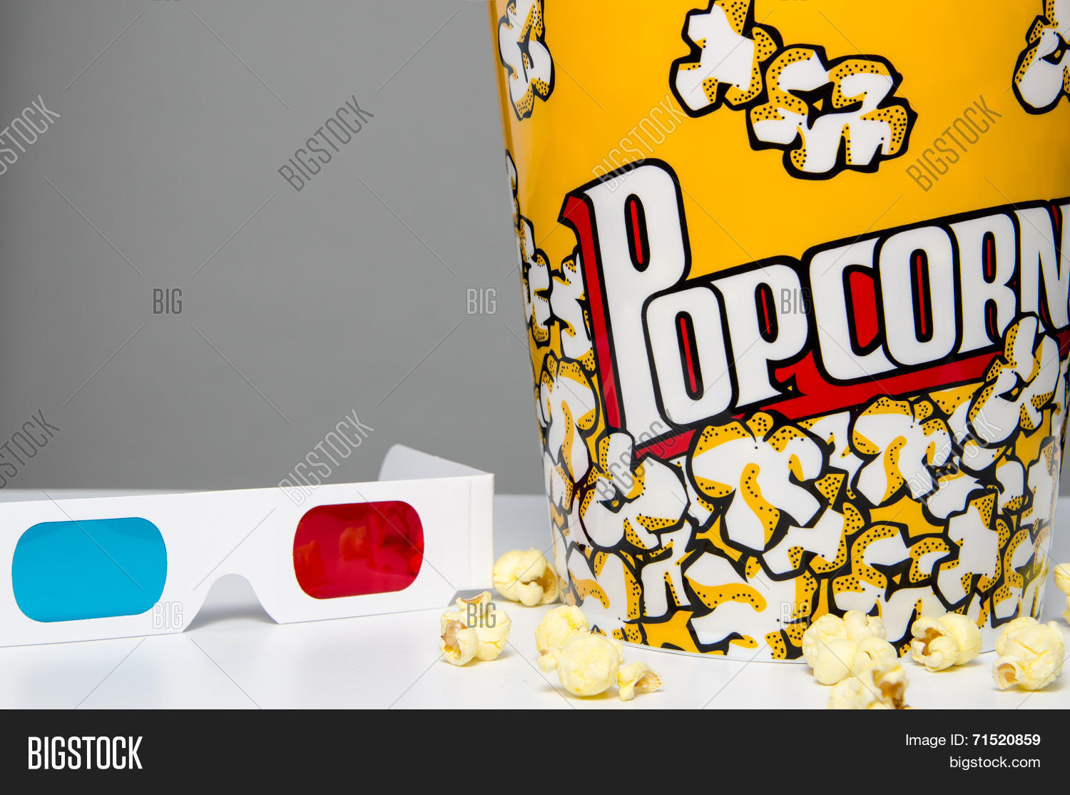 3d Glasses Popcorn Image & Photo (Free Trial) | Bigstock