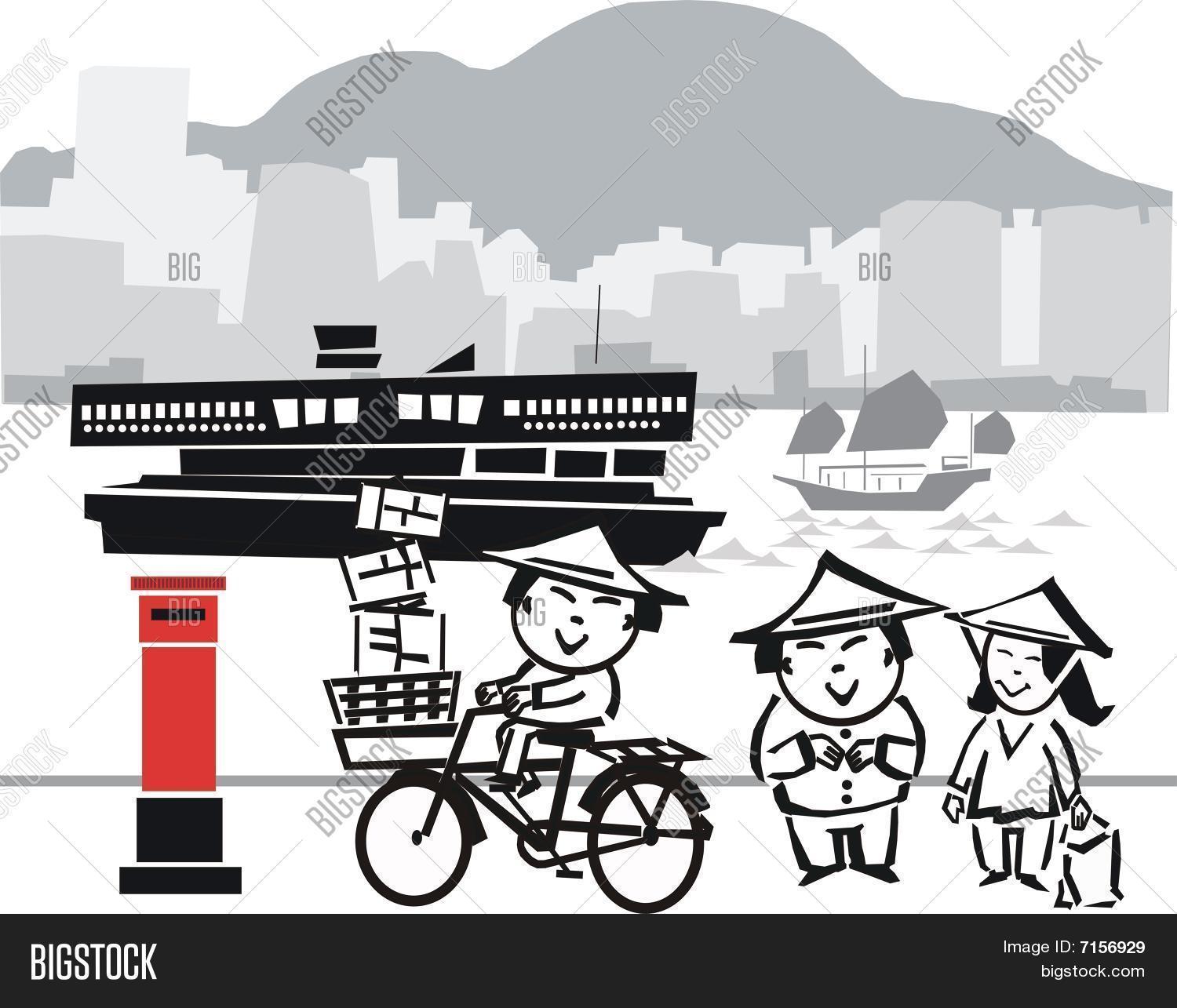 Chinese Cartoon Vector & Photo (Free Trial) | Bigstock
