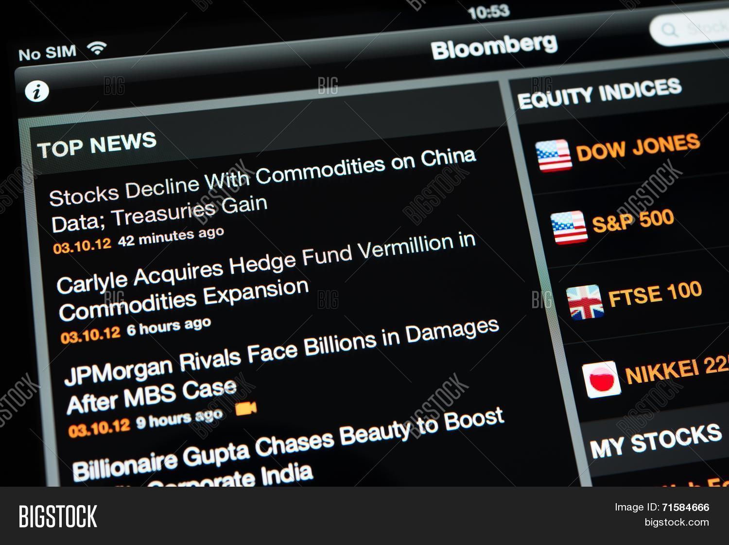 Bloomberg Application Image & Photo (Free Trial) | Bigstock